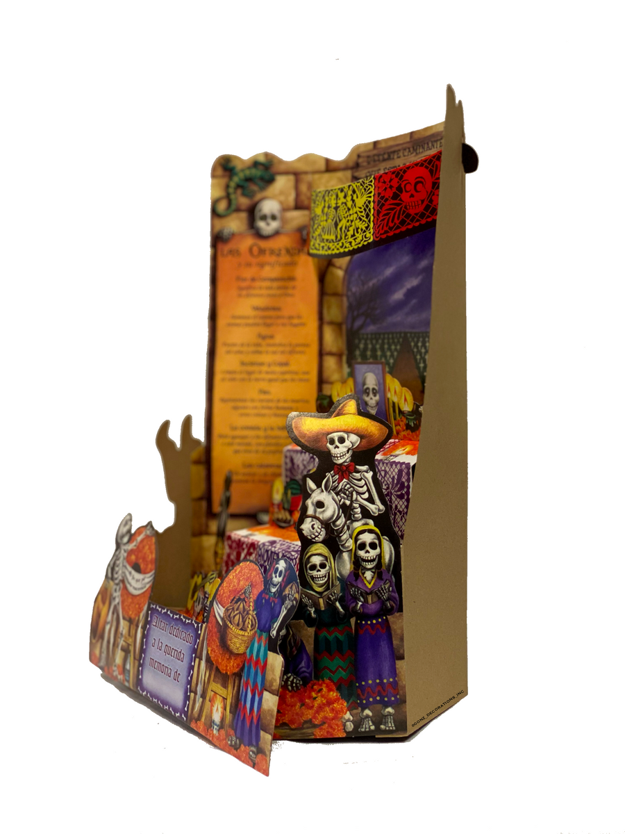 Día de muertos paper altar (drk) – Gonz decorations